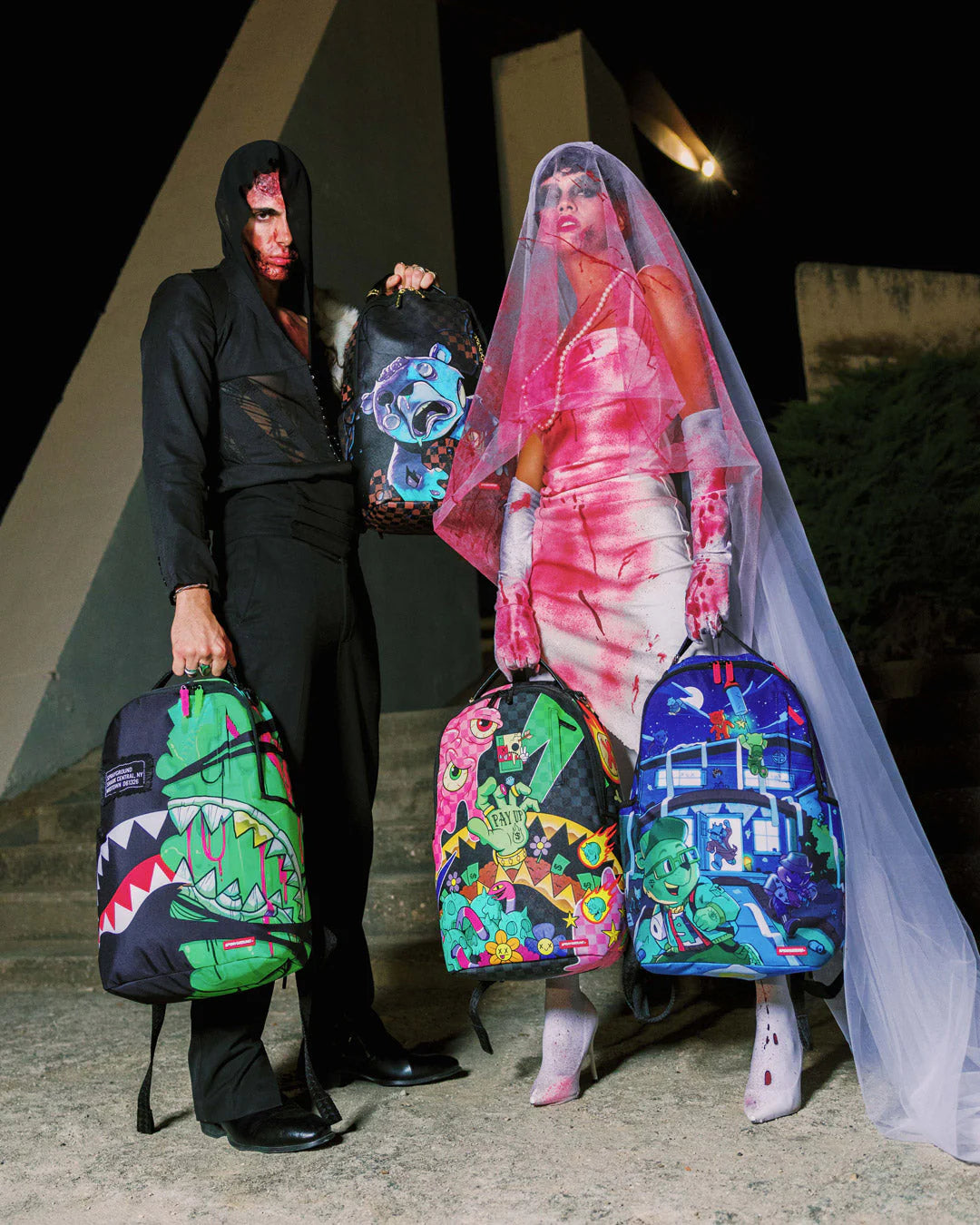 Sprayground Zombie Bear Brains Backpack | Chicago City Sports