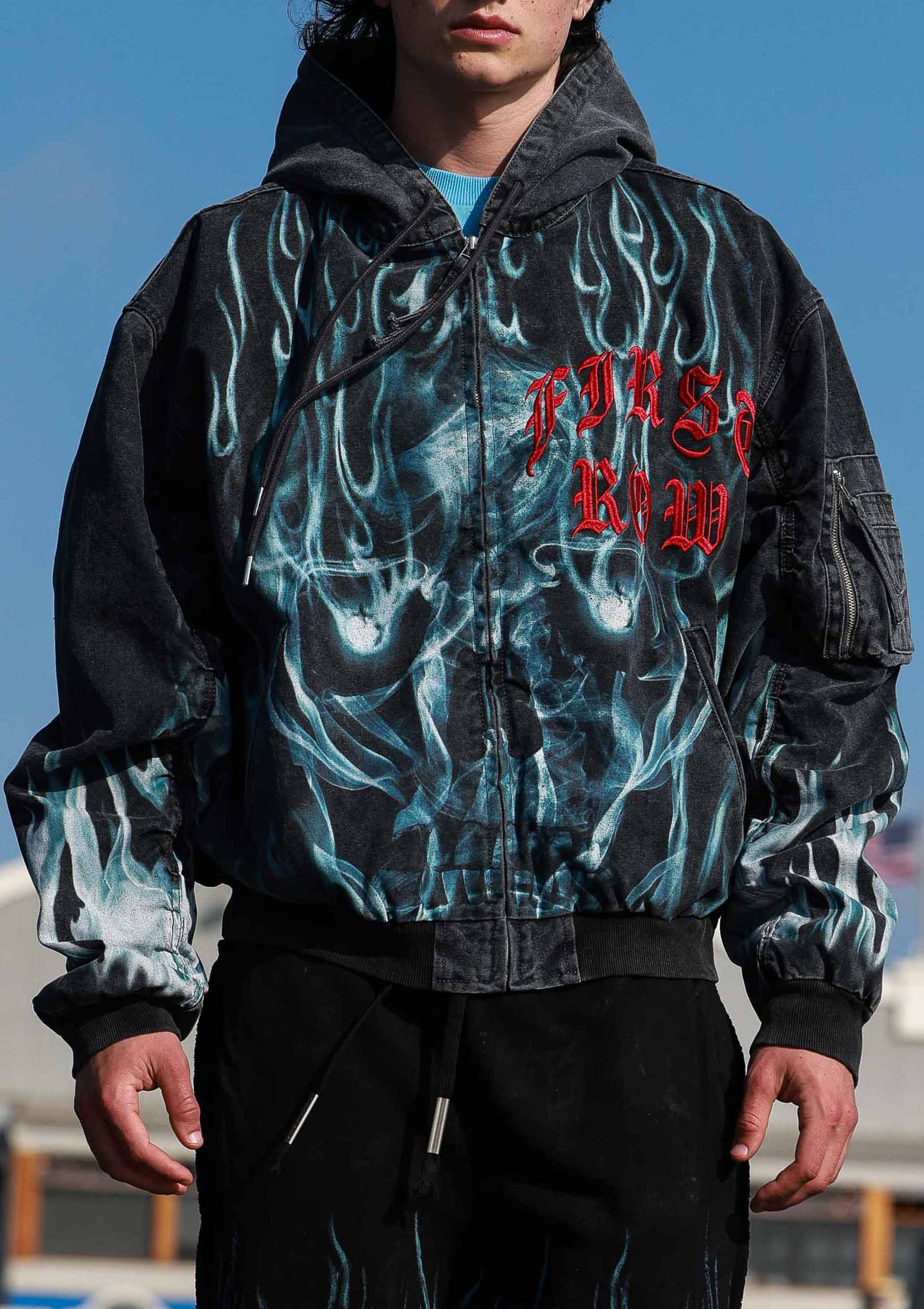 First Row Wake Up & Be Fierce Flame Hood Jacket | Chicago City Sports